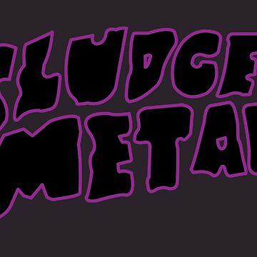 "Sludge Metal Logo" Sticker for Sale by usclaireforce | Redbubble