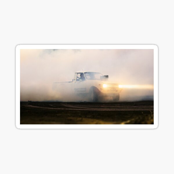 "HARD ON burnout." Sticker for Sale by sidewaysimage | Redbubble