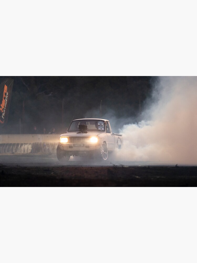 "HARD ON burnout." Sticker for Sale by sidewaysimage | Redbubble