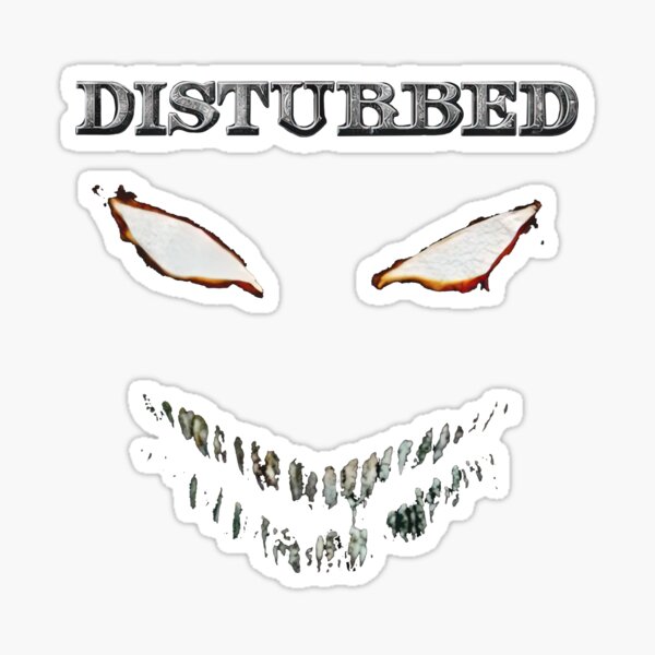 "Disturbed The Guy Face" Sticker for Sale by Quorplix-art | Redbubble