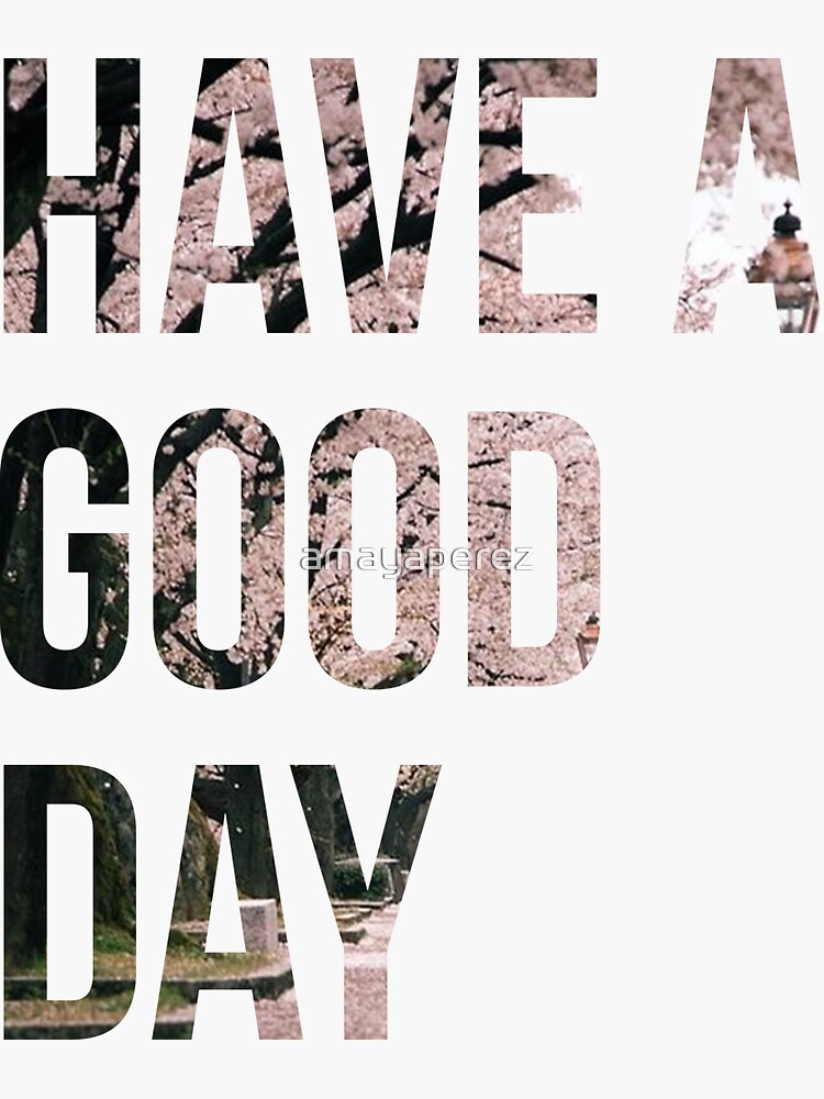 "Have a good day - WINNER" Sticker for Sale by amayaperez | Redbubble