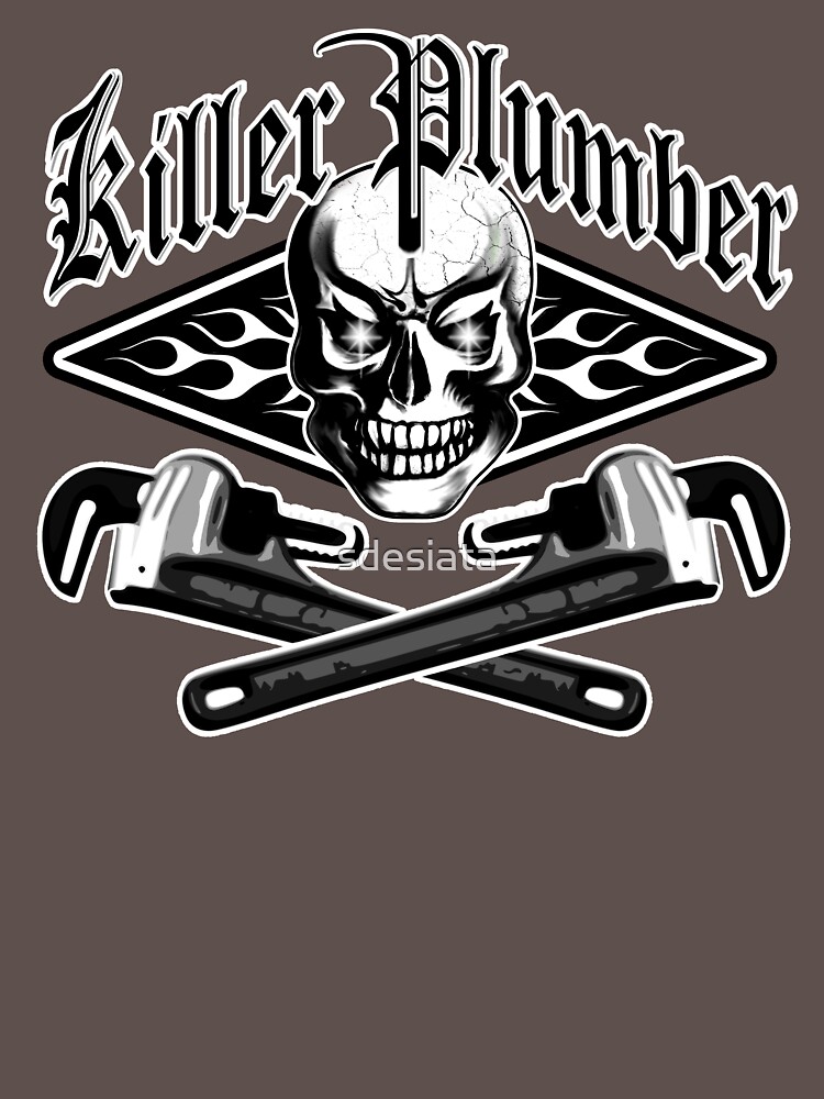 "Plumber Skull and Wrenches 3.1" T-shirt for Sale by sdesiata ...