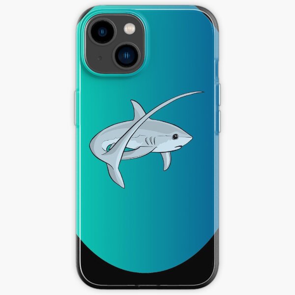 "Adorable Cute Thresher Shark " iPhone Case for Sale by Inklingsofgrace ...