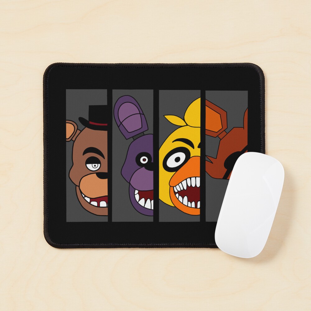 "Five Nights at Freddys - Freddy, Bonnie, Chica, and Foxy" Sticker for ...