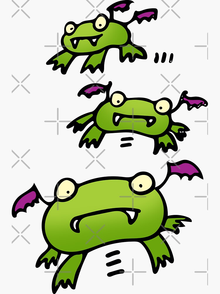 "VAMPIRE FROGS (FROM MY BOOK 'THE EASTER BUNNY'S UNDERSEA ADVENTURE!' BY CLIFFORD JAMES HAYES ...