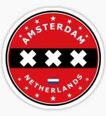 Amsterdam Stickers | Redbubble