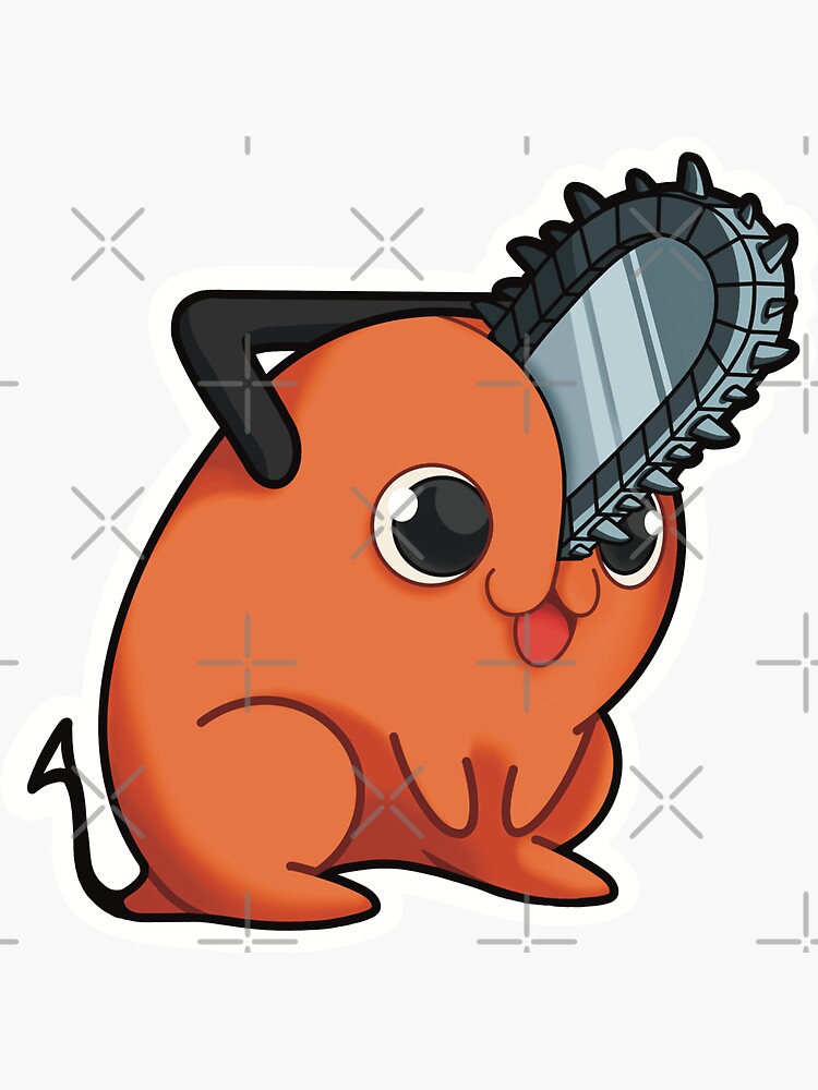 "Happy Pochi" Sticker by Mapi Alcuadrado | Redbubble