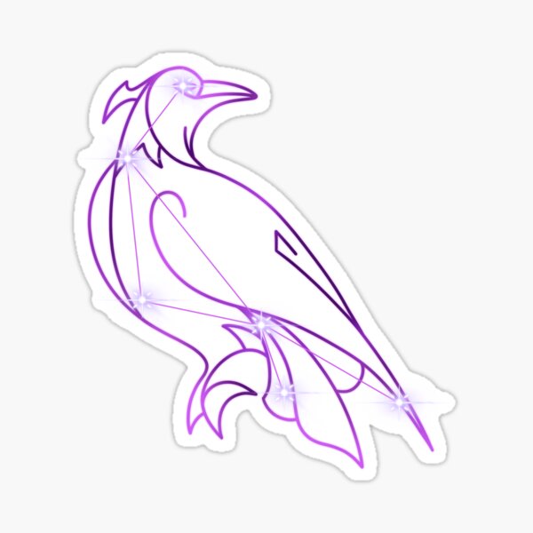 "Fischl Constellation" Sticker by TheMeanLesbian | Redbubble