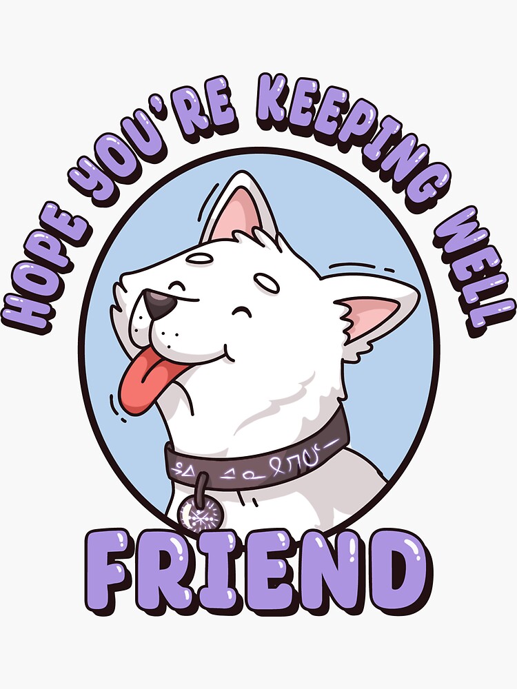"Tav's Best Friend Scratch" Sticker for Sale by Skulvana-1 | Redbubble