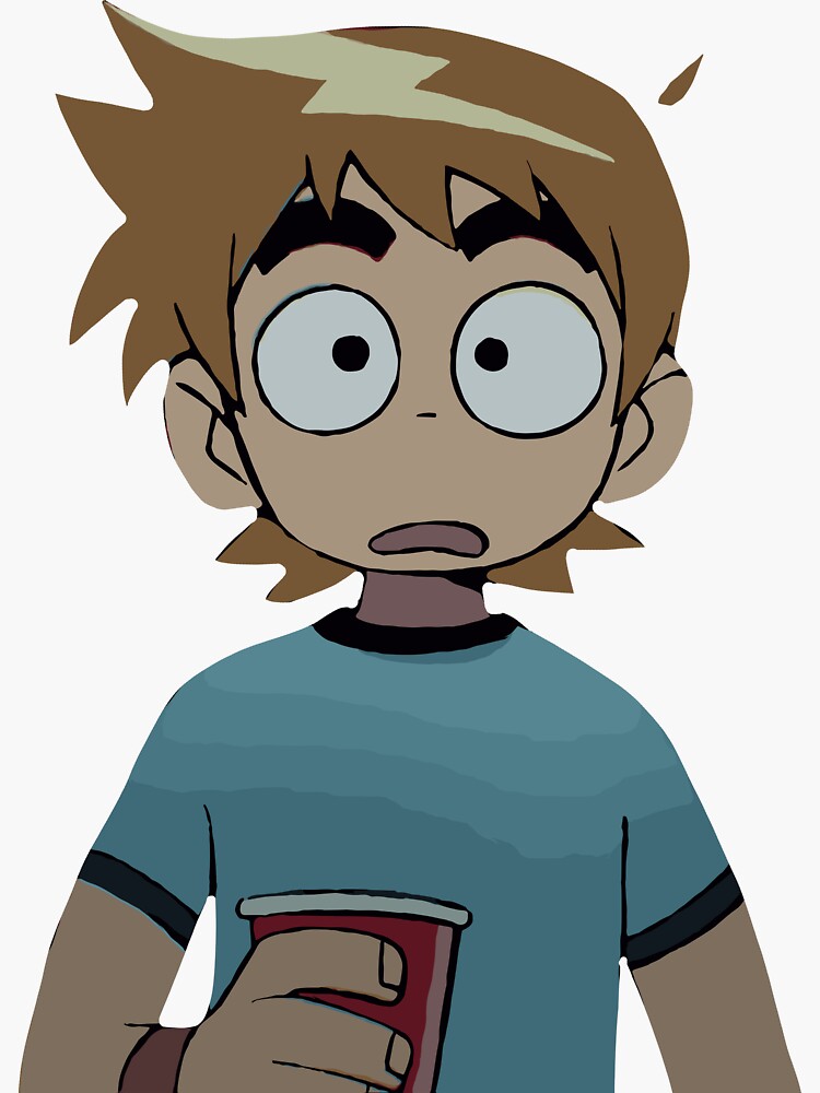 "scott pilgrim pfp" Sticker for Sale by Dasaro3 | Redbubble