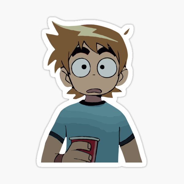 "scott pilgrim pfp" Sticker for Sale by Dasaro3 | Redbubble