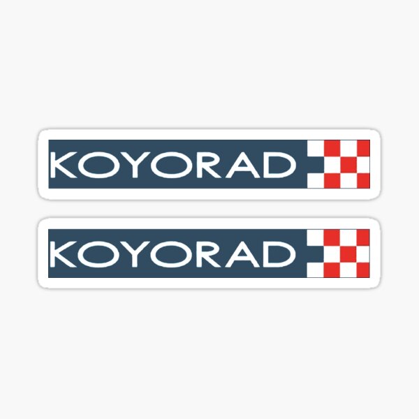 "koyorad" Sticker for Sale by FeralJackRabit | Redbubble