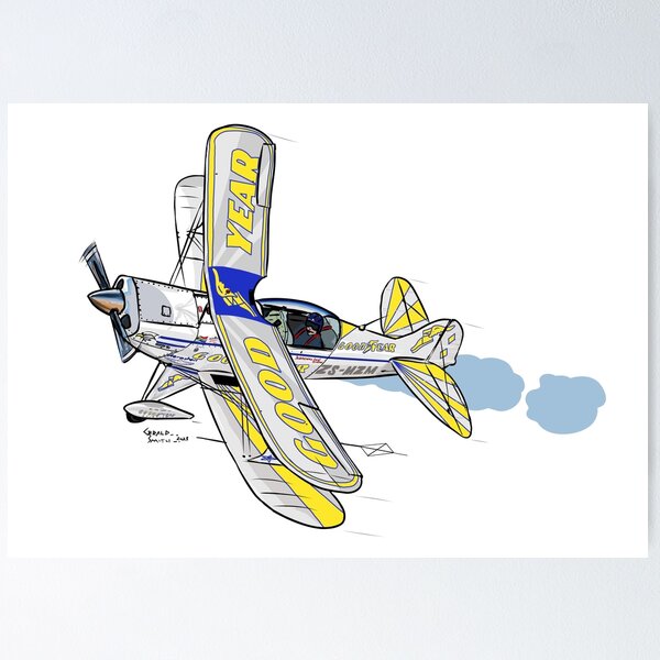 "Pitts Special Cartoon-style " Poster for Sale by GeraldSmithArt ...