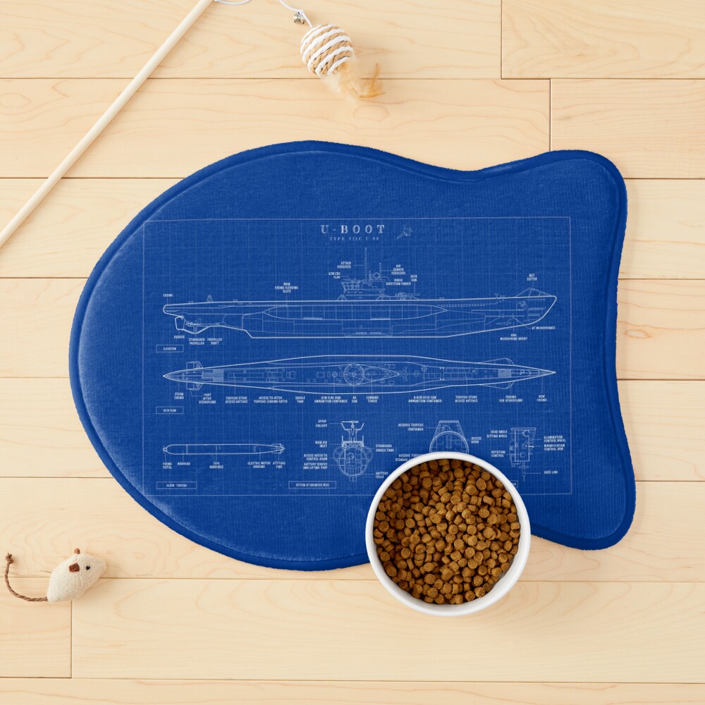 "Das Boot: U-Boot Type VIIC (U-96) Blueprint" Poster for Sale by ...