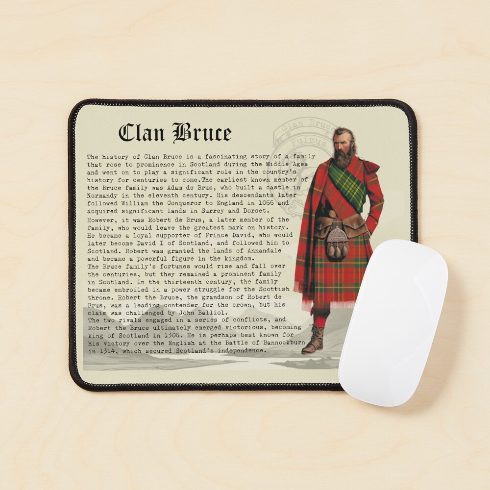 "Clan Bruce Scottish History " Sticker for Sale by ljrigby | Redbubble
