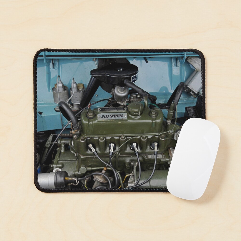 "Classic Mini engine bay" Sticker for Sale by Scenebyrail | Redbubble