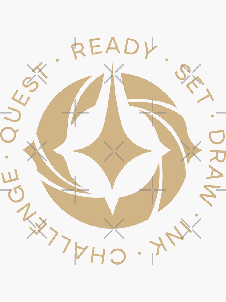 "Lorcana Logo" Sticker for Sale by Emsochay | Redbubble