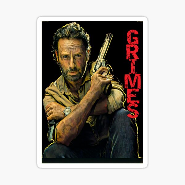Rick Grimes Stickers | Redbubble