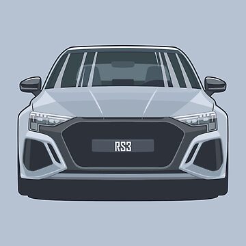 "RS3 8Y - vector drawing" Sticker by yohannlp | Redbubble
