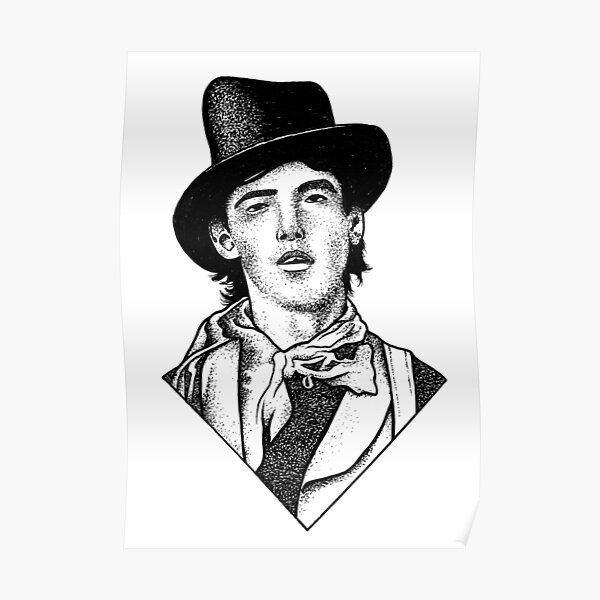 "Billy the Kid" Poster by BROENNER | Redbubble