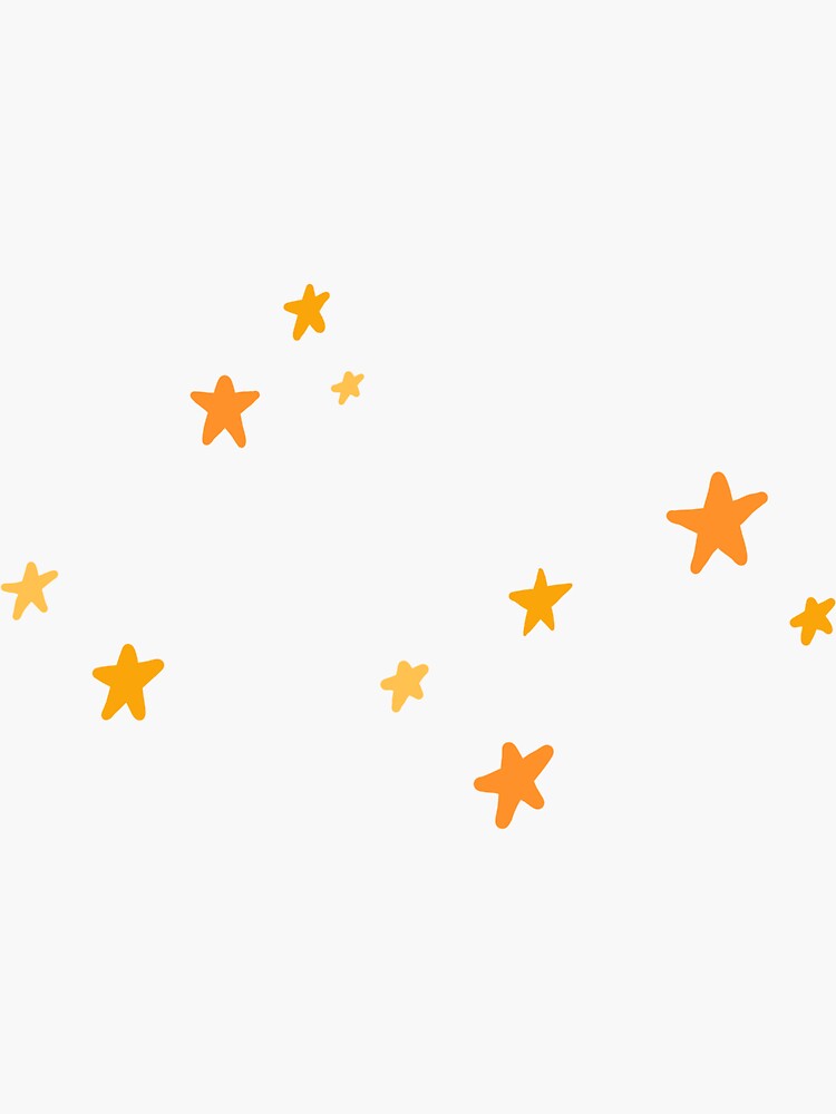 "stars!" Sticker for Sale by waywardfairyart | Redbubble