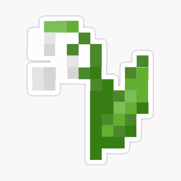 "Minecraft Lily of the Valley" Sticker for Sale by Ch3rry-Quartz ...