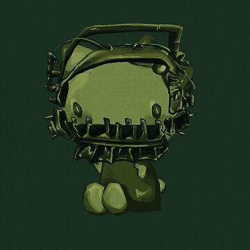 "Saw Kitty" Sticker for Sale by strangerabbit | Redbubble