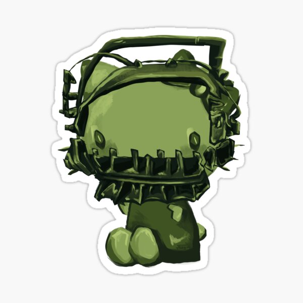 "Saw Kitty" Sticker for Sale by strangerabbit | Redbubble