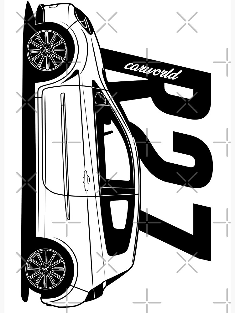"Clio RS Mk3 R27 Poster" Art Board Print for Sale by CarWorld | Redbubble
