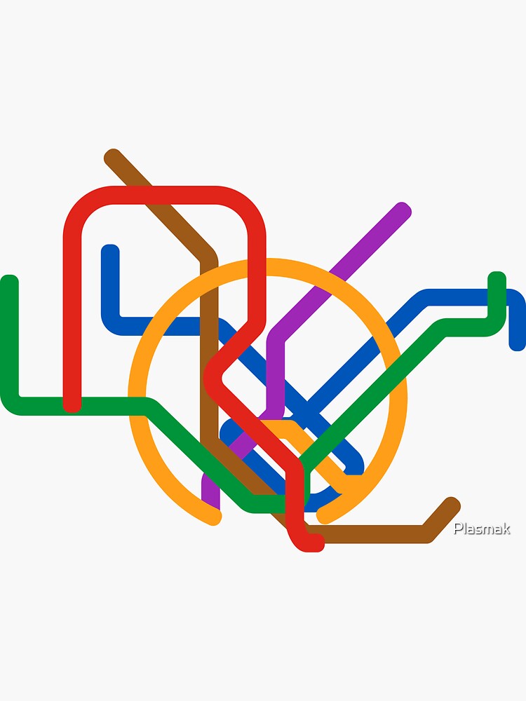 "Singapore MRT Map" Sticker for Sale by Plasmak | Redbubble