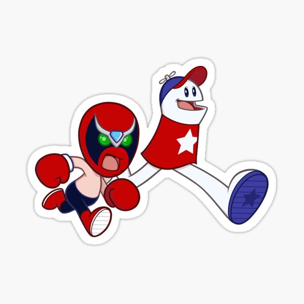 "Homestar Runner And Strong Bad" Sticker for Sale by Buivuissa | Redbubble
