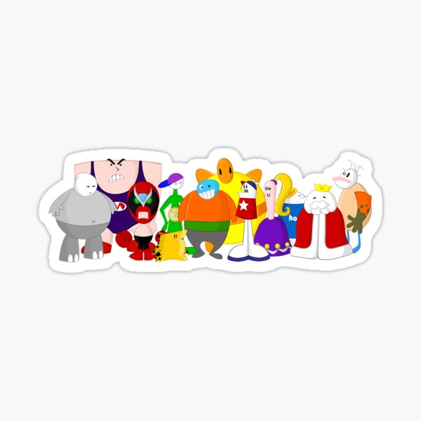 "Homestar Runner Family" Sticker for Sale by Buivuissa | Redbubble