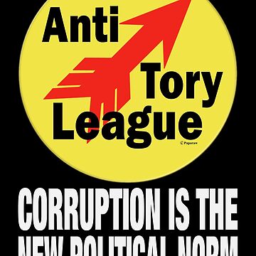 "ANTI TORY LEAGUE" Sticker for Sale by Paparaw | Redbubble