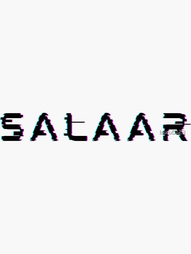 "Salaar movie prabhas Texture" Sticker for Sale by IsuruD123 | Redbubble