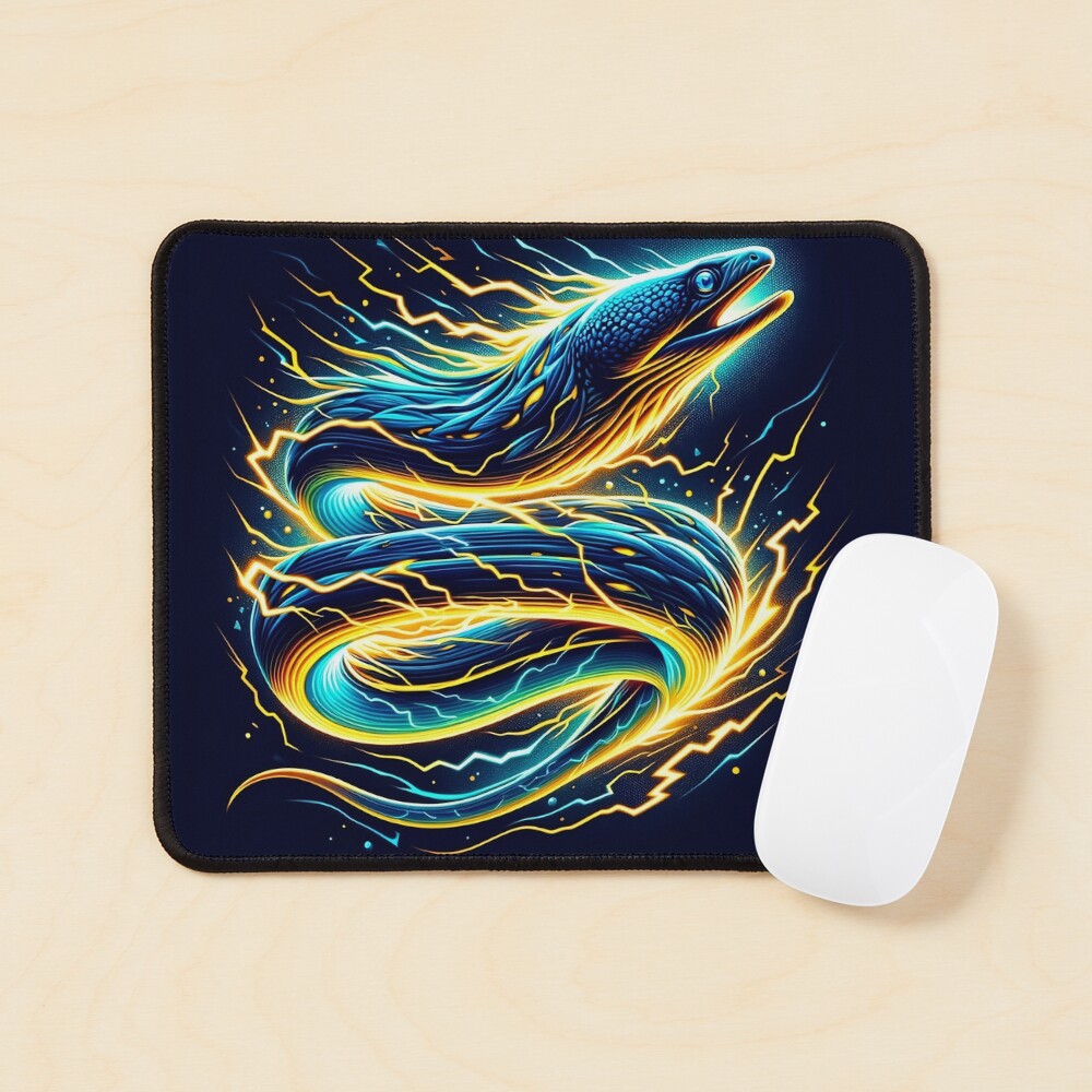 "Electric eel: Neon Eel Energy" Sticker for Sale by NexaArts | Redbubble
