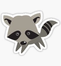 Mapaches Kawaii: Pegatinas | Redbubble