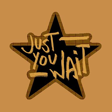 "Just You Wait - Alexander Hamilton Musical Fanart Design" Sticker for ...