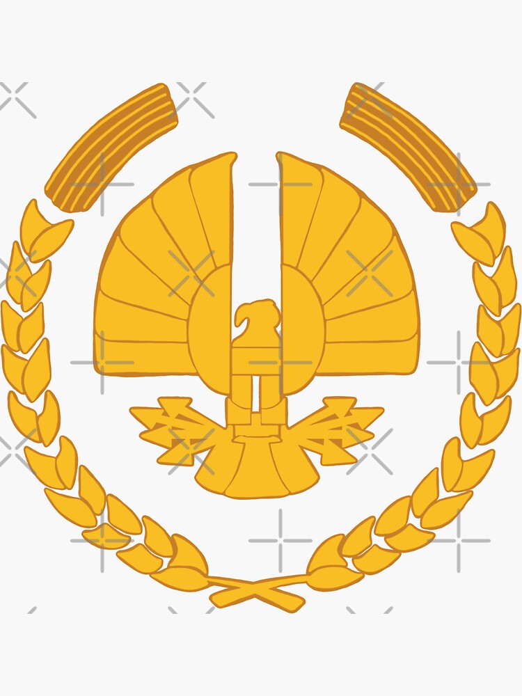 "Panem logo" Sticker for Sale by Caitlin Galliford | Redbubble