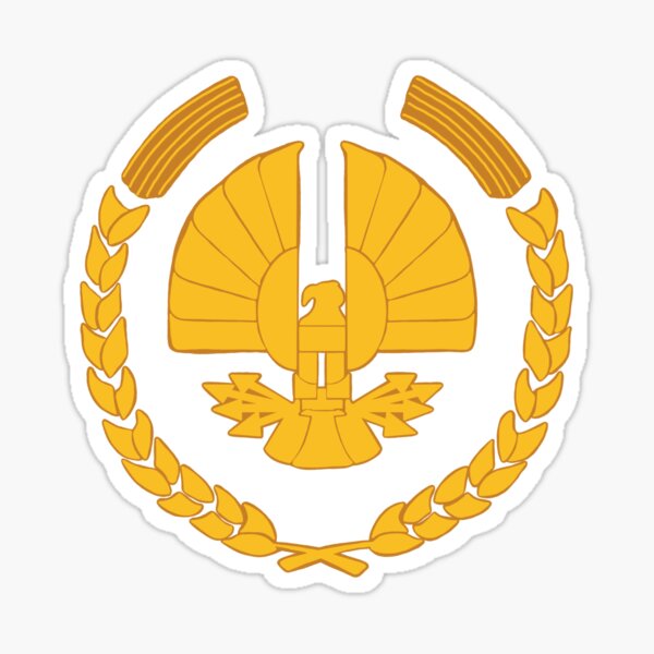 "Panem logo" Sticker for Sale by Caitlin Galliford | Redbubble