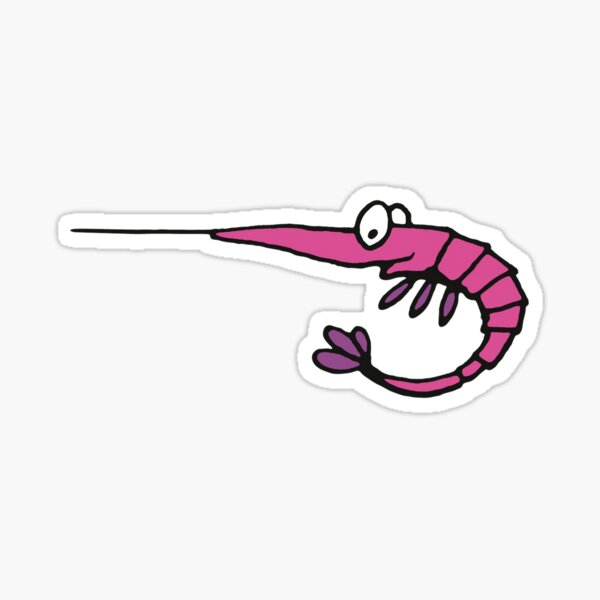 "Normandy heula shrimp" Sticker by PEDVKN | Redbubble