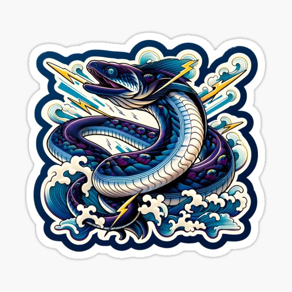"Electric Eel" Sticker for Sale by TruckStopOne | Redbubble