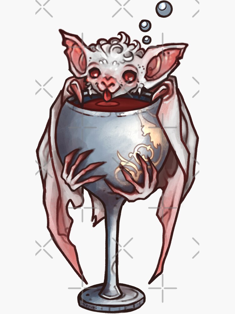 "Batstarion enjoys | Astarion vampire lord" Sticker for Sale by keyvei ...