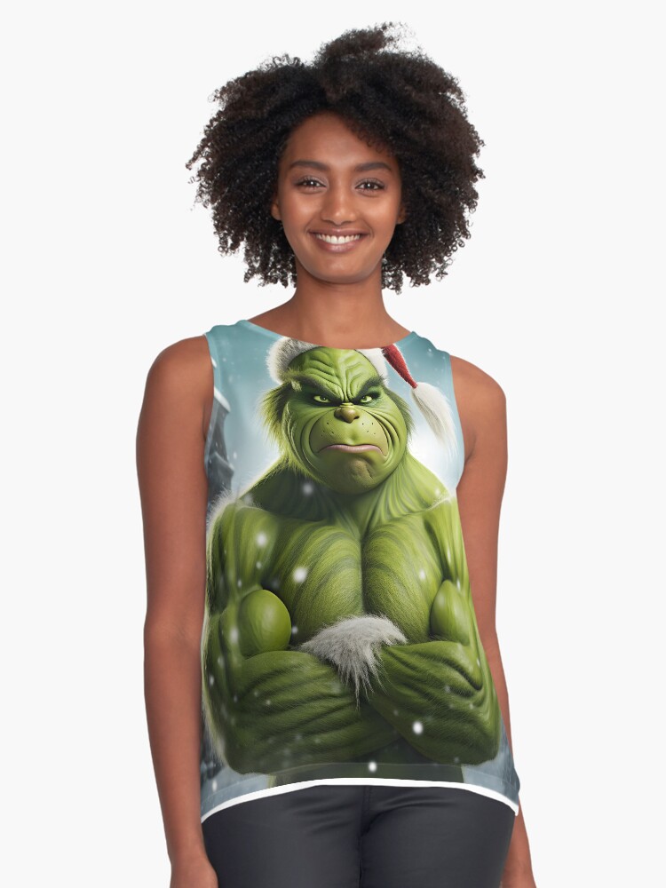 "Muscles Grinch" Sticker for Sale by toaderbogdan88 | Redbubble