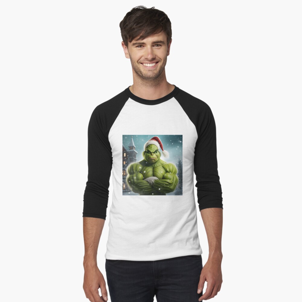 "Muscles Grinch" Sticker for Sale by toaderbogdan88 | Redbubble