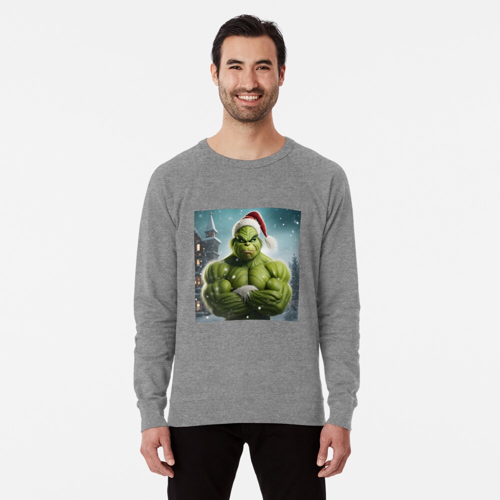 "Muscles Grinch" Sticker for Sale by toaderbogdan88 | Redbubble