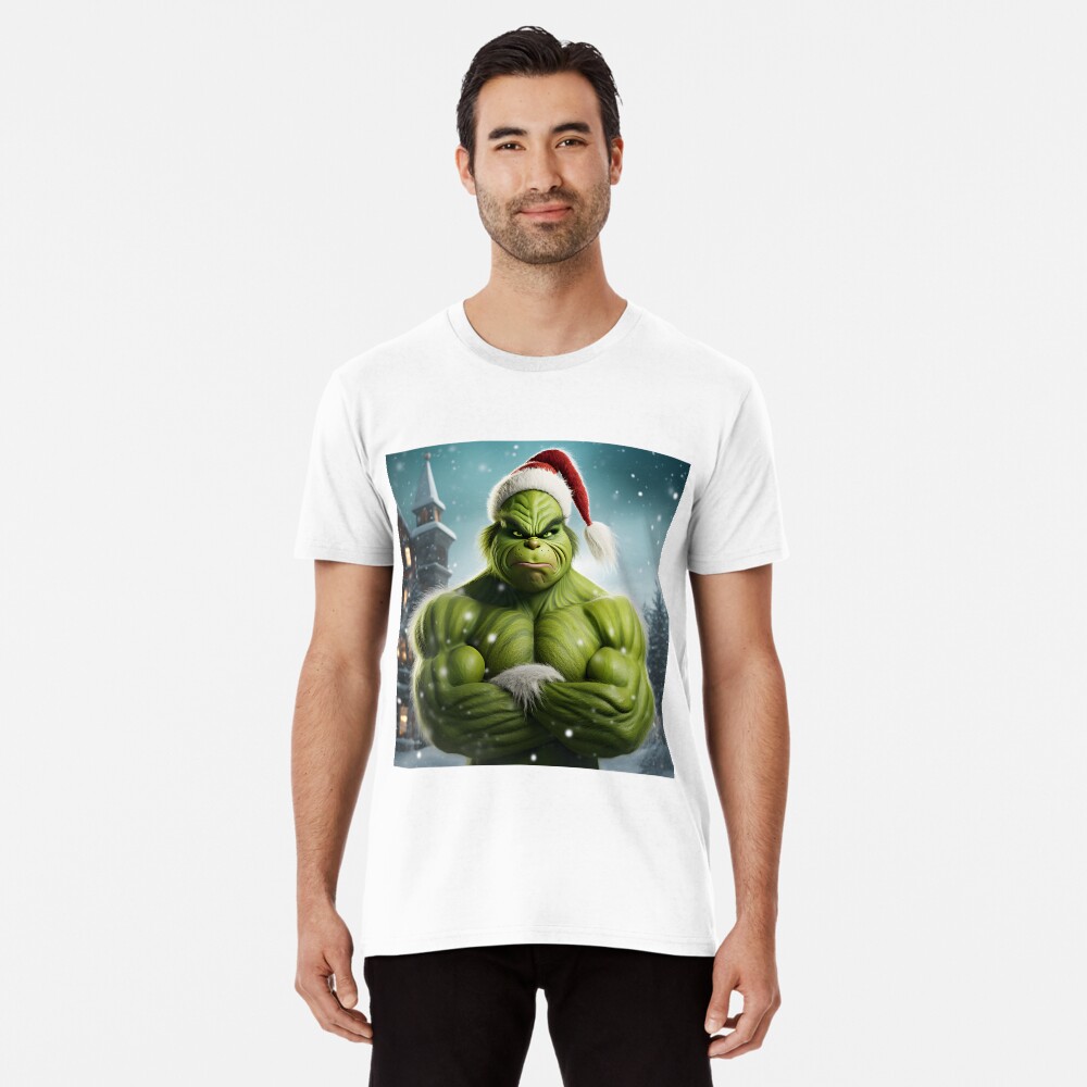 "Muscles Grinch" Sticker for Sale by toaderbogdan88 | Redbubble