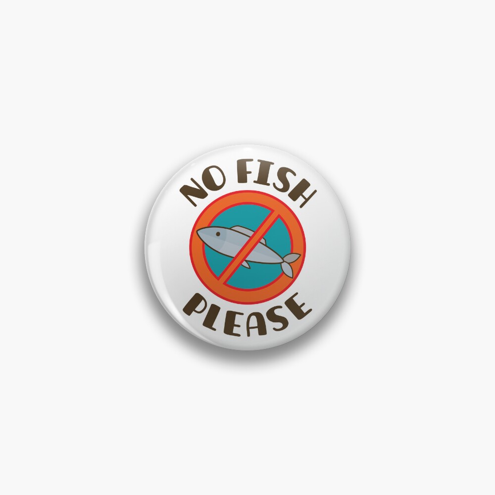 "No Fish Please - Food Allergy Alert" Sticker for Sale by MegBeaPaperie ...