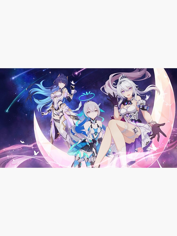 "Kiana, Bronya & Mei, Herrschers, Honkai Impact 3rd" Poster by Demray ...