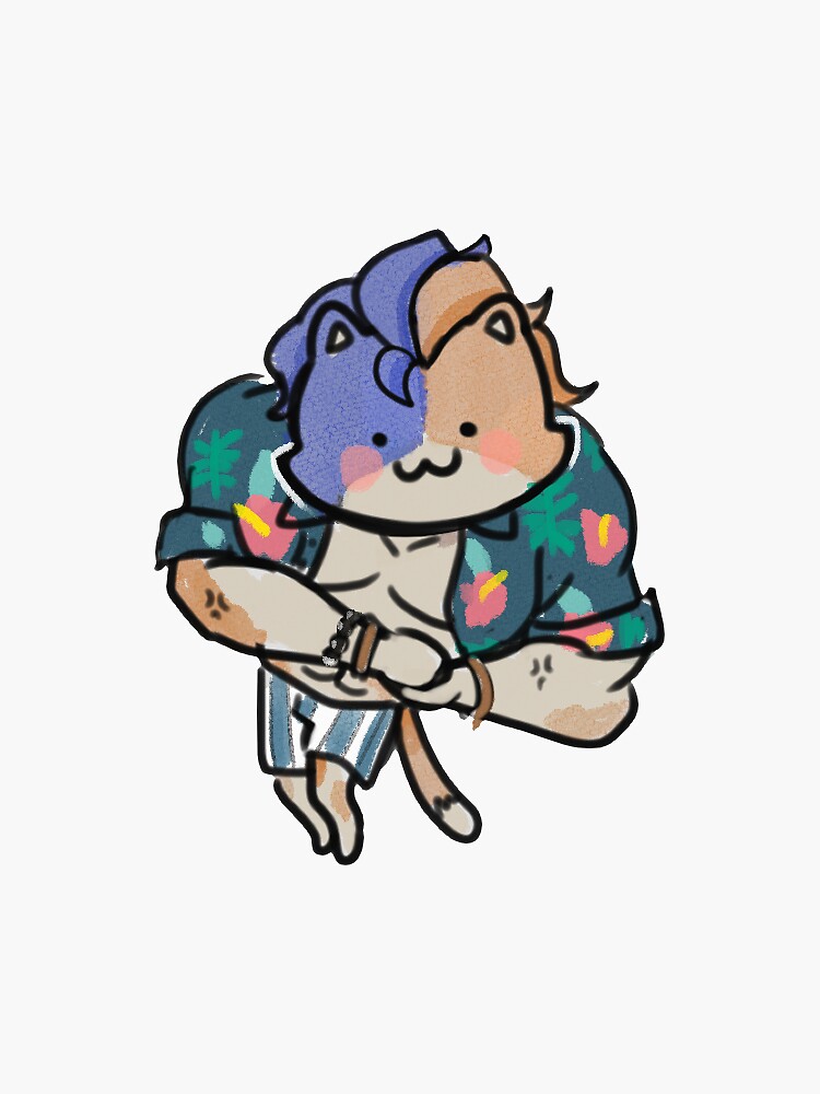 "PURRADISE MEOWSCLES" Sticker for Sale by ayarain | Redbubble