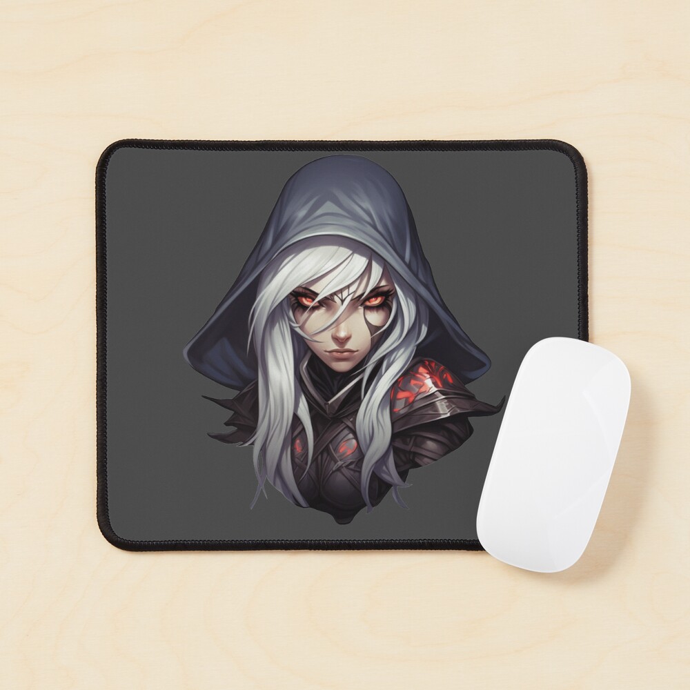 "dnd female drow rogue" Sticker for Sale by TellezStickers | Redbubble